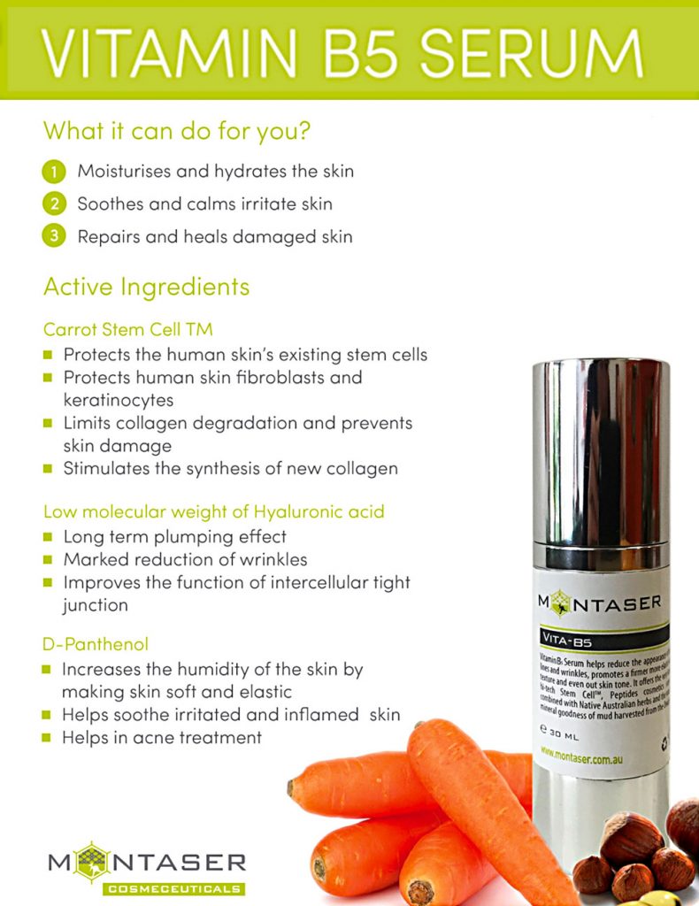 Facial Rejuvenating Vitamin B5 Serum | Montaser